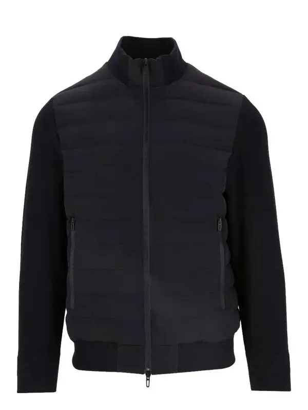 Emporio Armani Quilted Down Jacket - Black