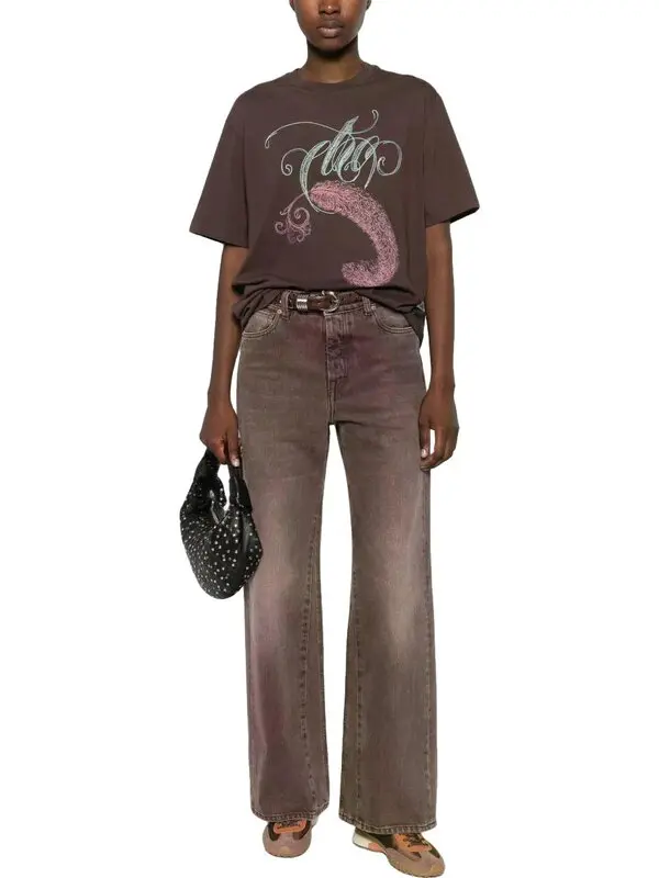 Etro Graphic-print Short-sleeve T-shirt - Brown