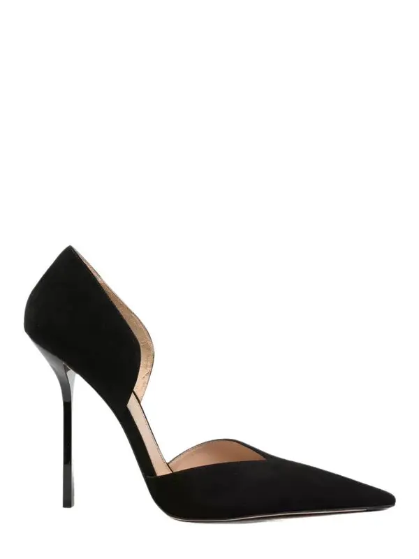 Victoria Beckham Suede D'orsay Pumps - Black