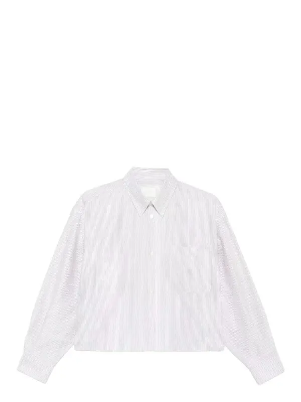 A.p.c. Striped Cotton Shirt - White