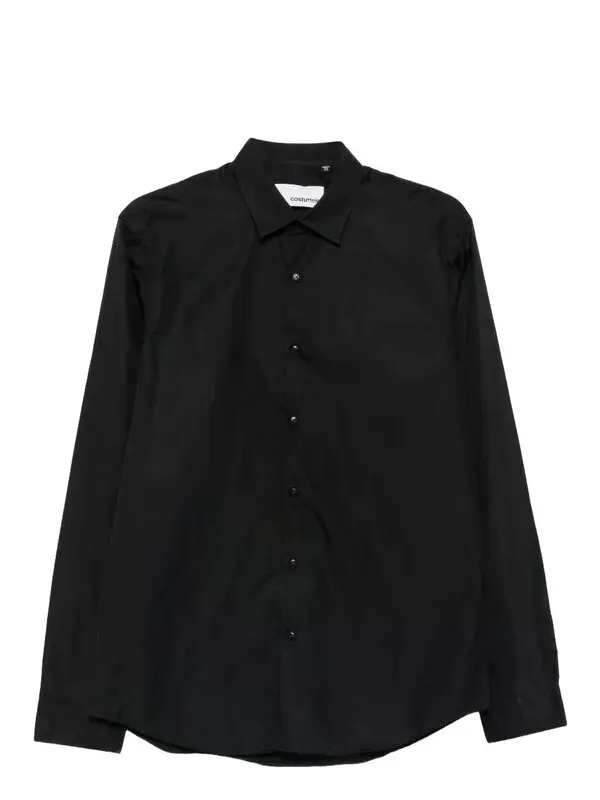 COSTUMEIN Long-sleeve Button-down Shirt - Black