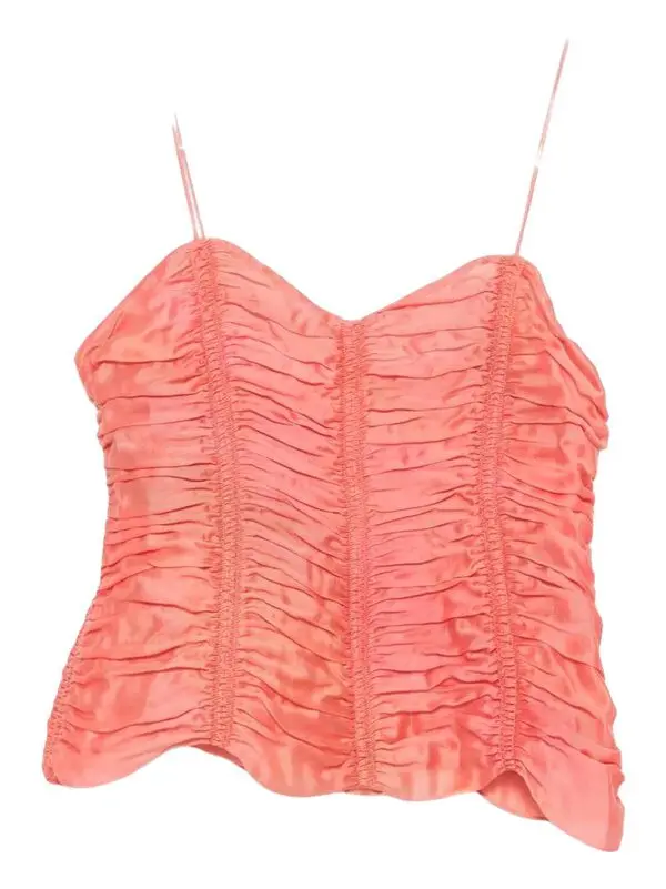 Khaite Ruched Inara Top - Pink