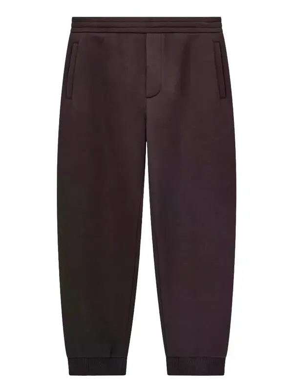 Emporio Armani Logo-plaque Track Pants - Brown