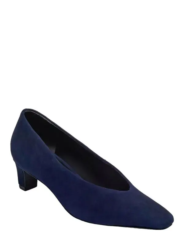 Bernardo Chiara Square-toe Pumps - Blue