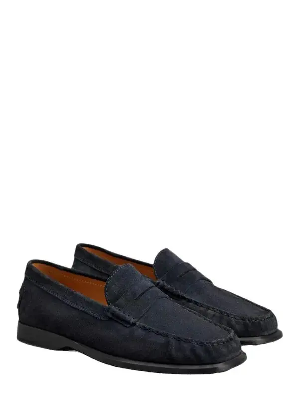 TOD'S Suede Loafers - Blue