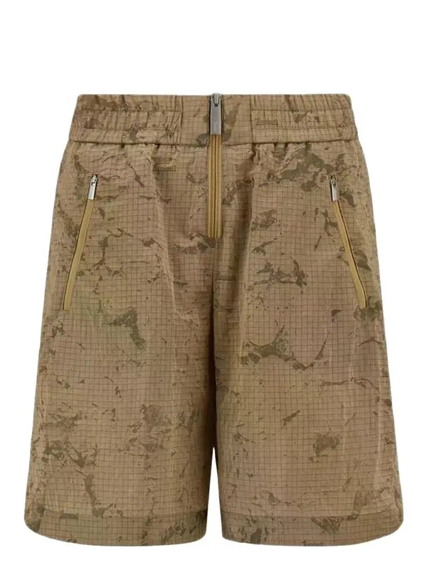 Herno Jacquard Elasticated Shorts - Neutrals