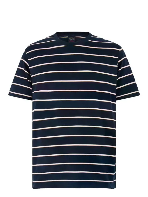 Paul & Shark Striped Short-sleeve T-shirt - Blue