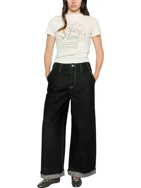 RE/DONE Graphic-print T-shirt - Neutrals