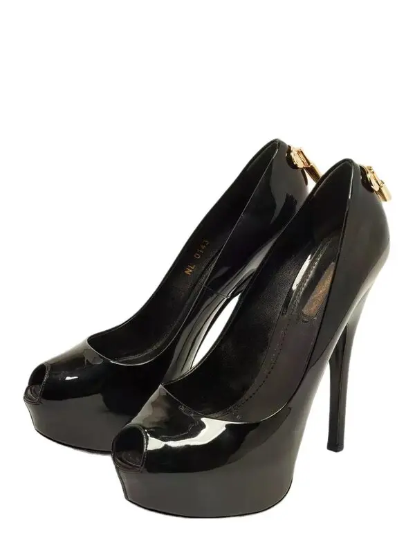 LOUIS VUITTON Oh Really Peep-toe Pumps - Black