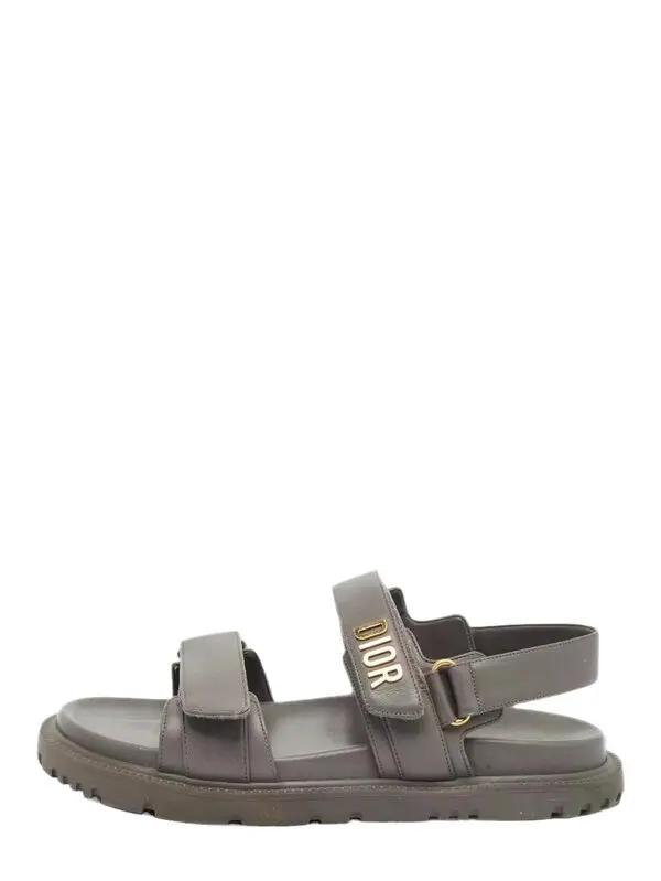 Dior Dioract Touch-strap Sandals - Brown