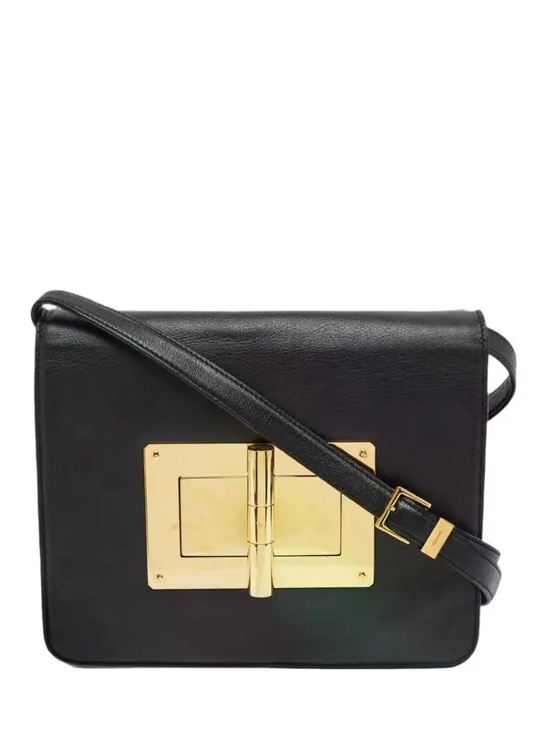 TOM FORD Natalia Turn-lock Shoulder Bag - Black