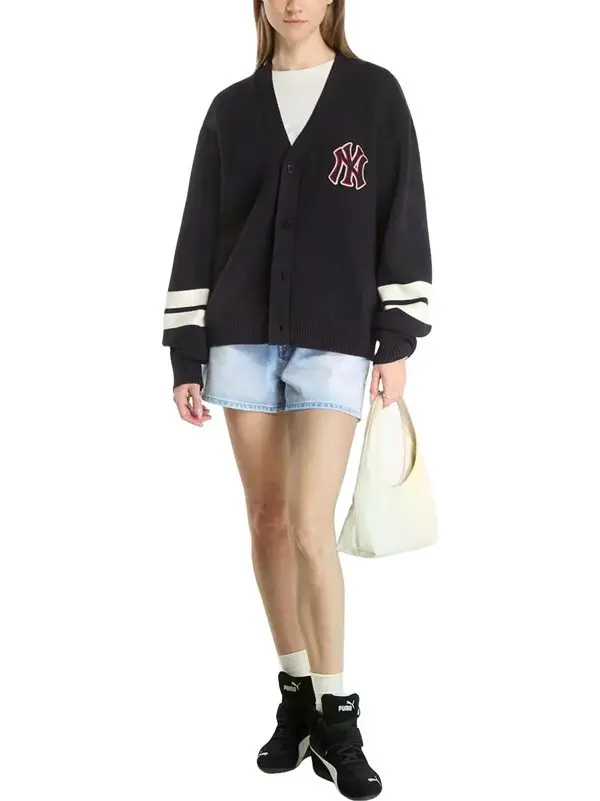New Era Mlb New York Yankees Knit Cardigan - Blue