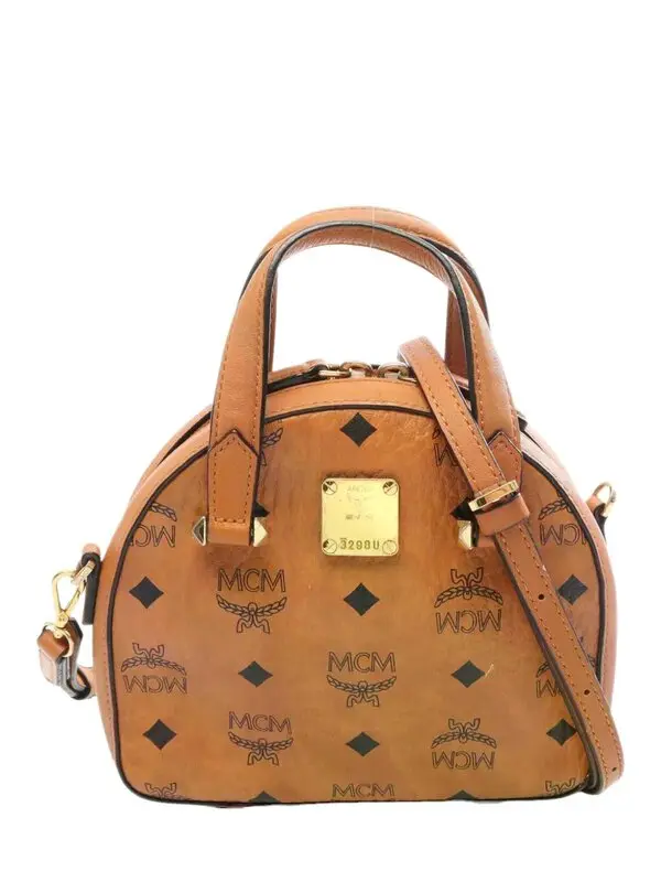 Mcm 2010s Visetos 2way Mini Bag - Brown