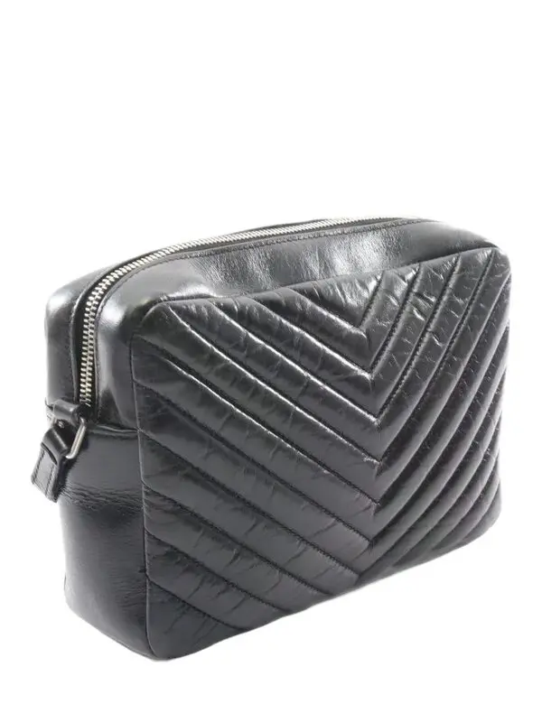 Saint Laurent Lou Crossbody Bag - Black