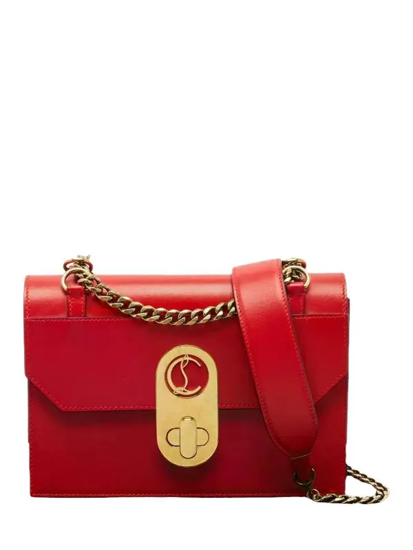 CHRISTIAN LOUBOUTIN Elisa Twist-lock-fastening Shoulder Bag - Red