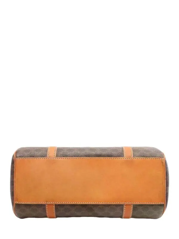 Celine 2000s Macadam-canvas Zip-fastening Tote Bag - Brown