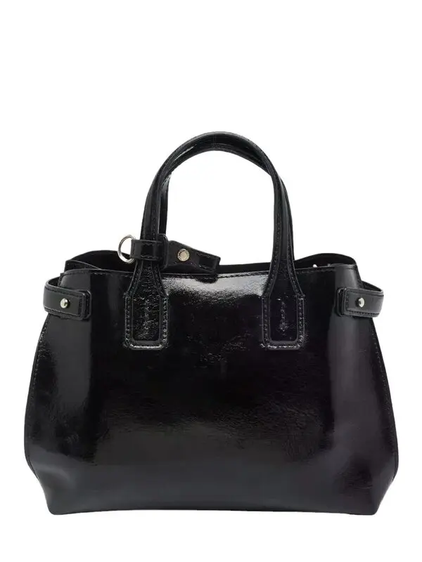 Burberry Small Banner Tote Bag - Black