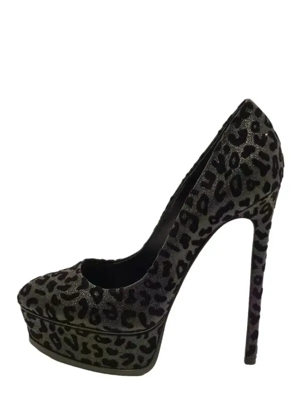 Casadei Leopard-print Pumps - Black