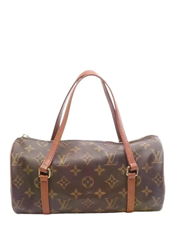 LOUIS VUITTON 1993 26 Papillon Monogram Shoulder Bag - Brown