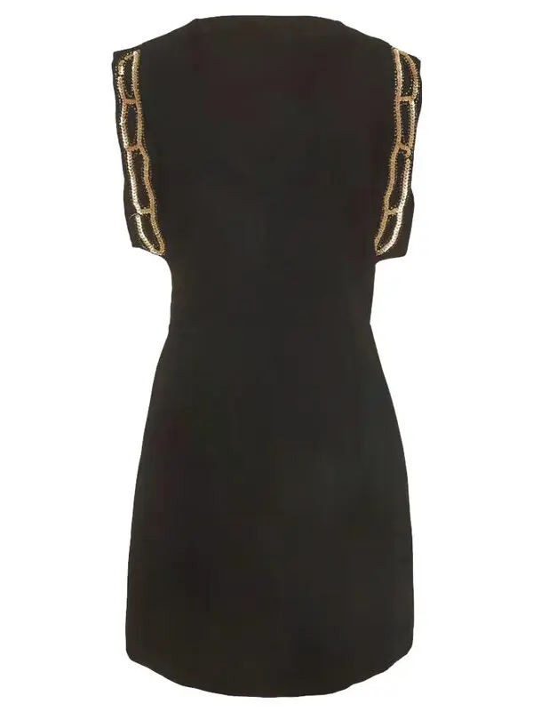 Maje Rivera Embellished Dress - Black