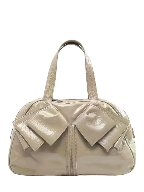 Saint Laurent 2000s Bow-detail Handbag - Neutrals