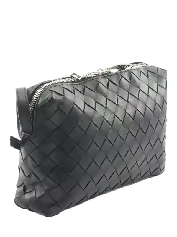 Bottega Veneta Small Intrecciato Shoulder Bag - Black