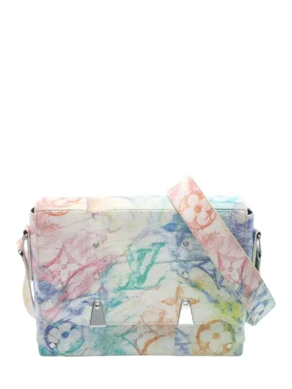 LOUIS VUITTON 2010s Pm Trunk Messenger Bag - White