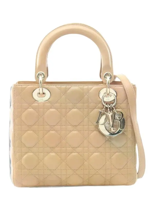 Dior 2000s Lady Cannage Handbag - Neutrals