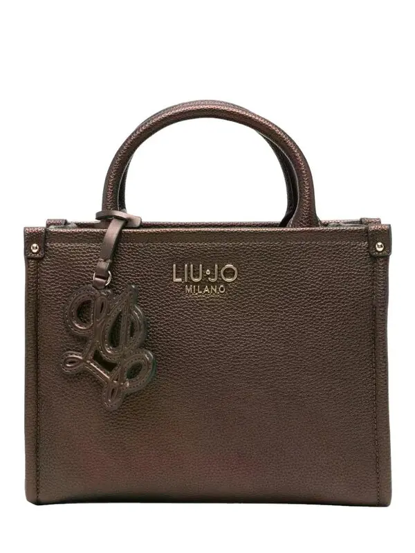 Liu Jo Logo Plaque Tote Bag - Brown