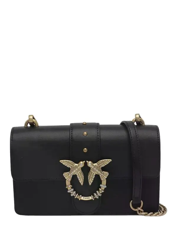 Pinko Love Birds Mini Shoulder Bag - Black
