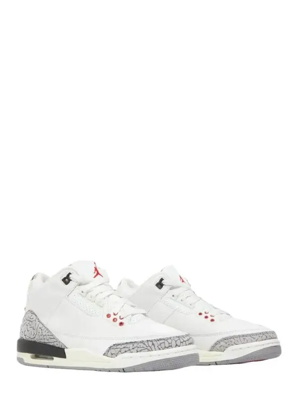 JORDAN 3 Retro Cement Reimagined Sneakers - White