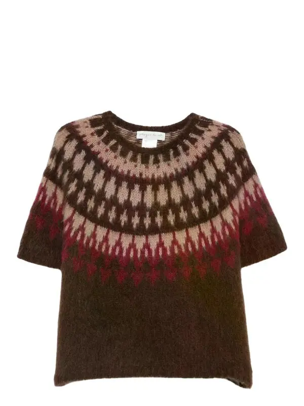 PDR PHISIQUE DU ROLE Norwegian Round-neck Top - Brown