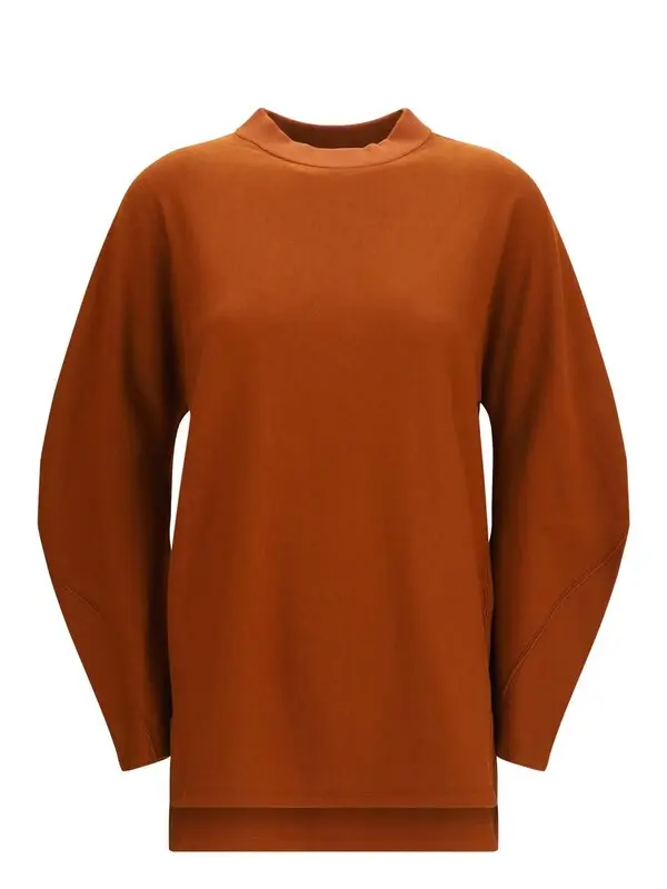 Loro Piana Balloon-sleeve Top - Brown