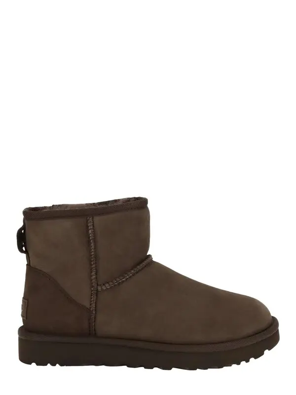 UGG Classic Mini Ii Sheepskin Ankle Boots - Brown