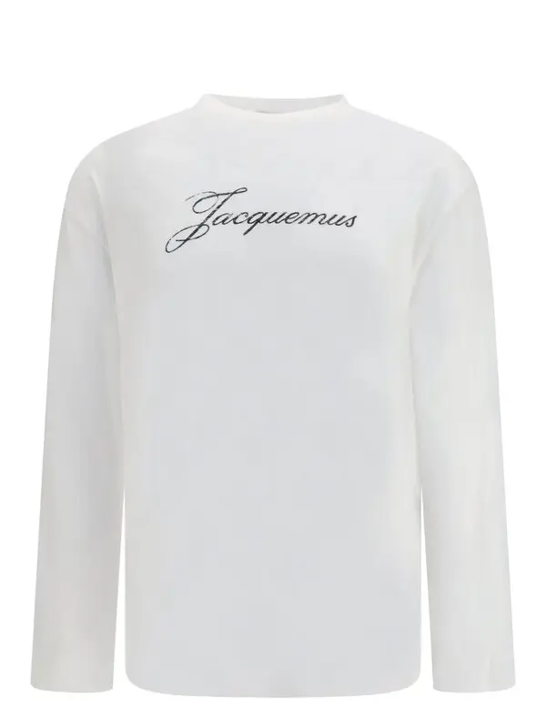 Jacquemus Ong-seeve T-shirt Mae - White