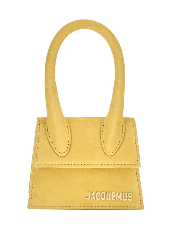 Jacquemus Le Chiquito Mini Leather Top Handle Bag - Yellow