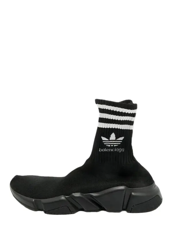 Balenciaga X Adidas Speed Trainer Sneakers - Black