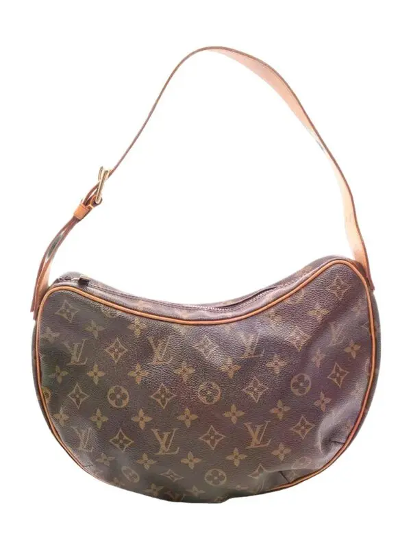 LOUIS VUITTON 2003 Mm Croissant Monogram Shoulder Bag - Brown