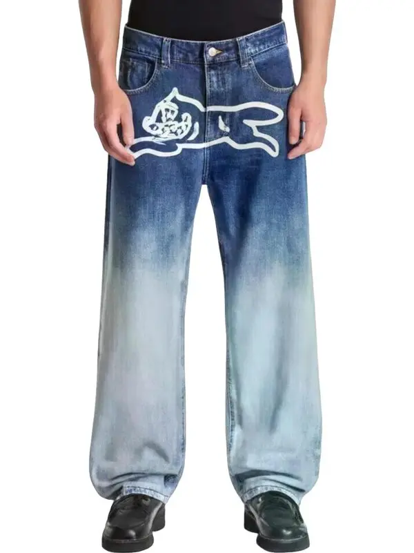 BILLIONAIRE BOYS CLUB - ICE CREAM Running Dog Gradient Jeans - Blue