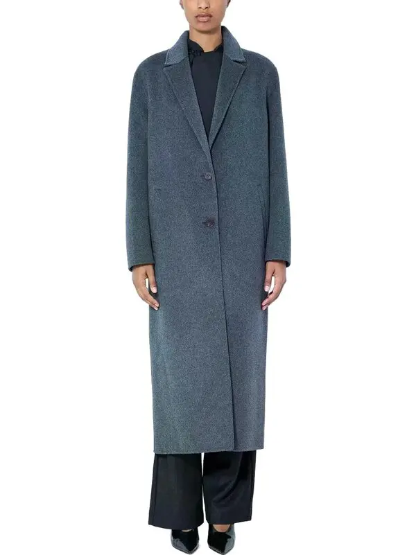 RÓHE Single-breasted Long-sleeve Coat - Grey