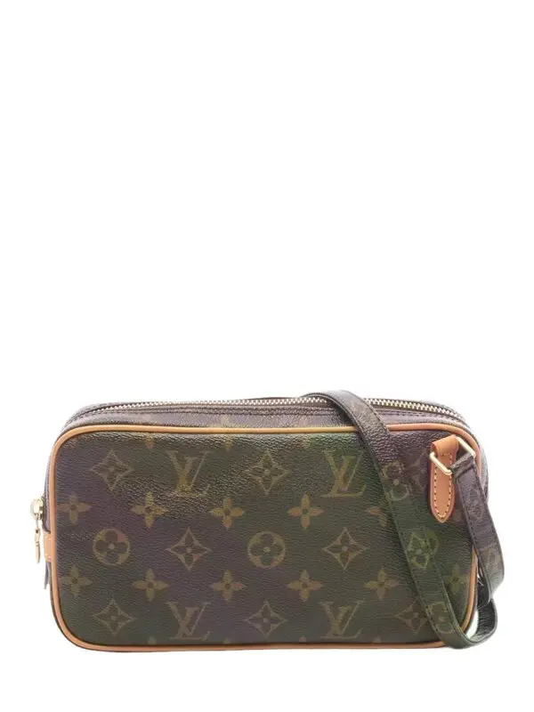LOUIS VUITTON 2003 Marly Bandouliere Monogram Shoulder Bag - Brown