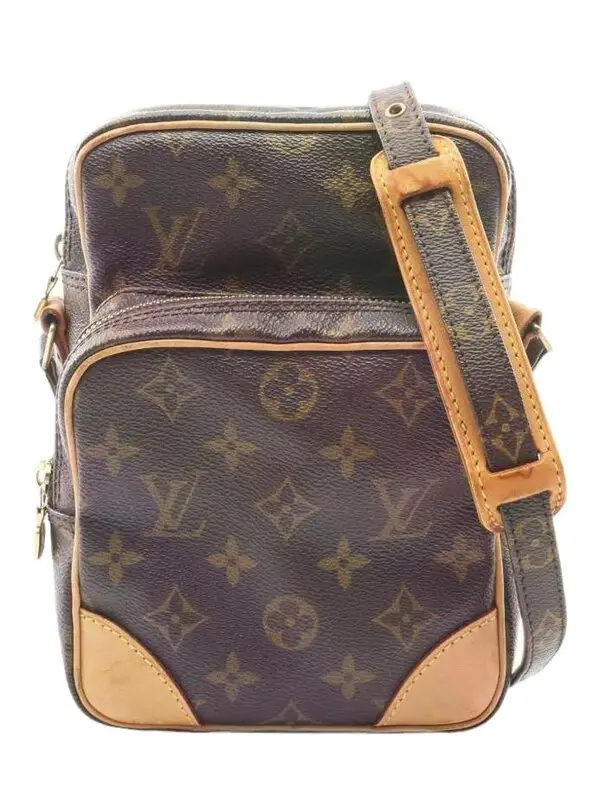 LOUIS VUITTON 2002 Amazon Monogram Cross Body Bag - Brown