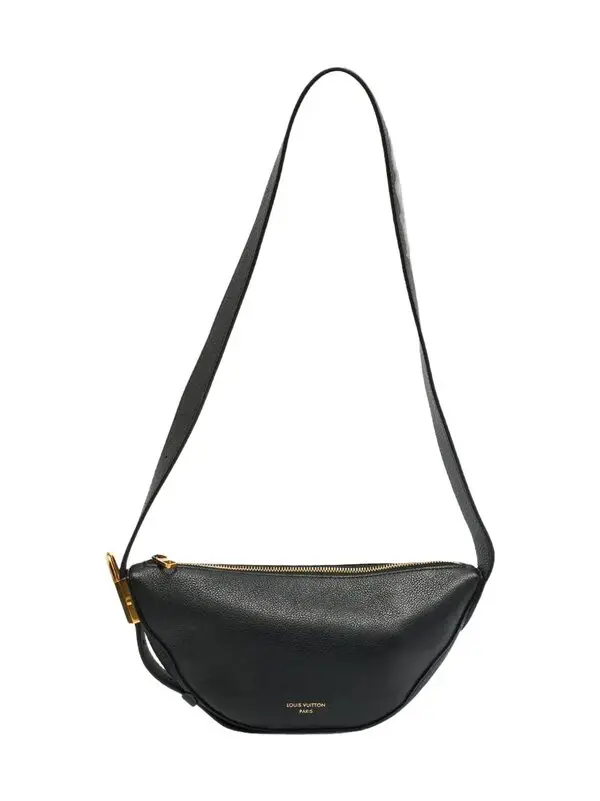 LOUIS VUITTON Low Key Leather Shoulder Bag - Black