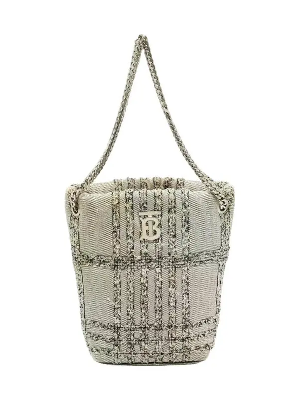 Burberry Small Lola Bucket Bag - Grey