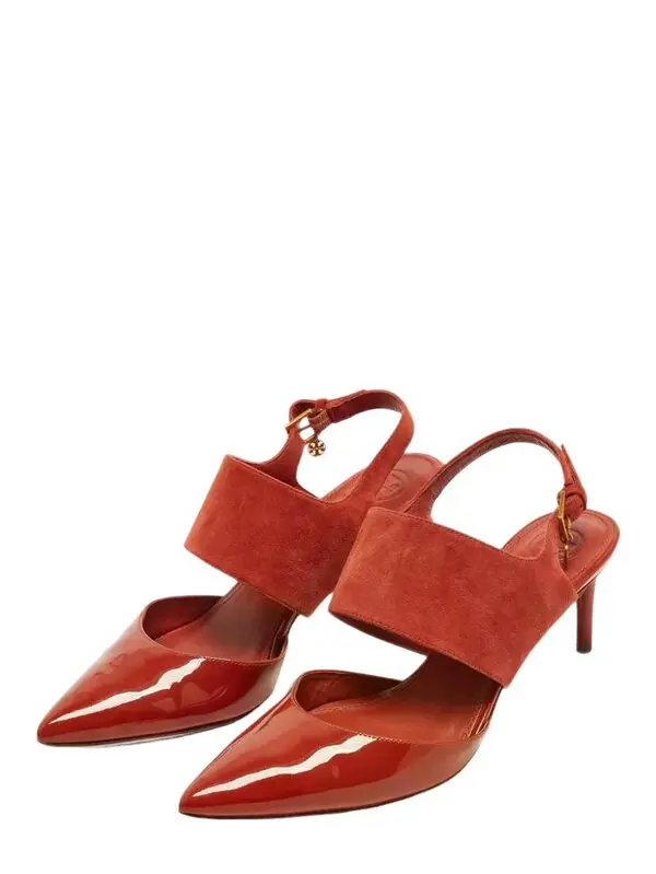 Tory Burch Ashton Slingback Pumps - Red