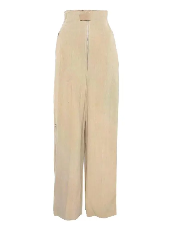 Jacquemus Le Papier High-rise Wide Leg Trousers - Neutrals