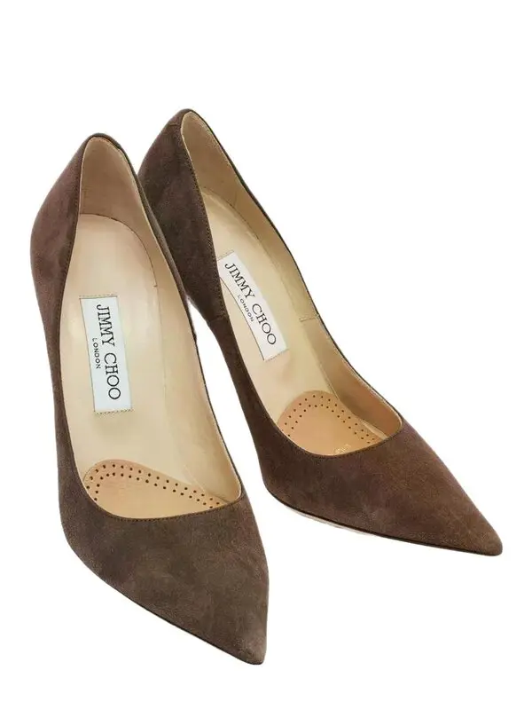 JIMMY CHOO Love Suede Pumps - Brown