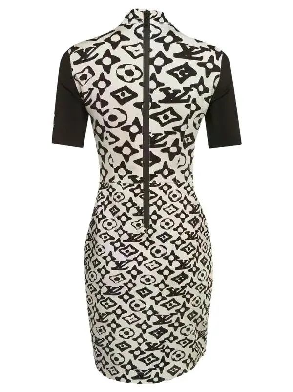 LOUIS VUITTON X Urs Fischer Monogram Mini Dress - White