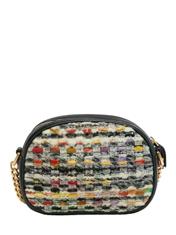 Tory Burch Small Kira Tweed Shoulder Bag - White