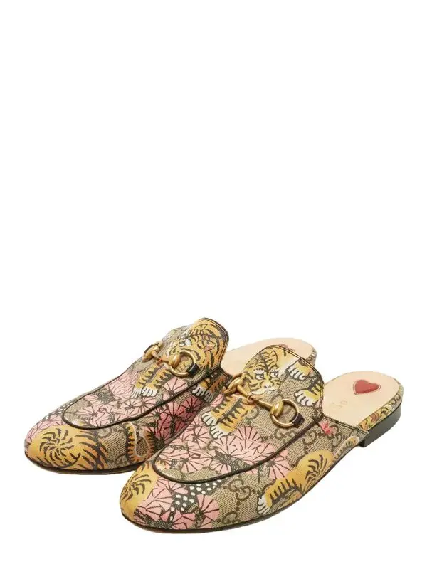 Gucci Princetown Horsebit Mules - Neutrals